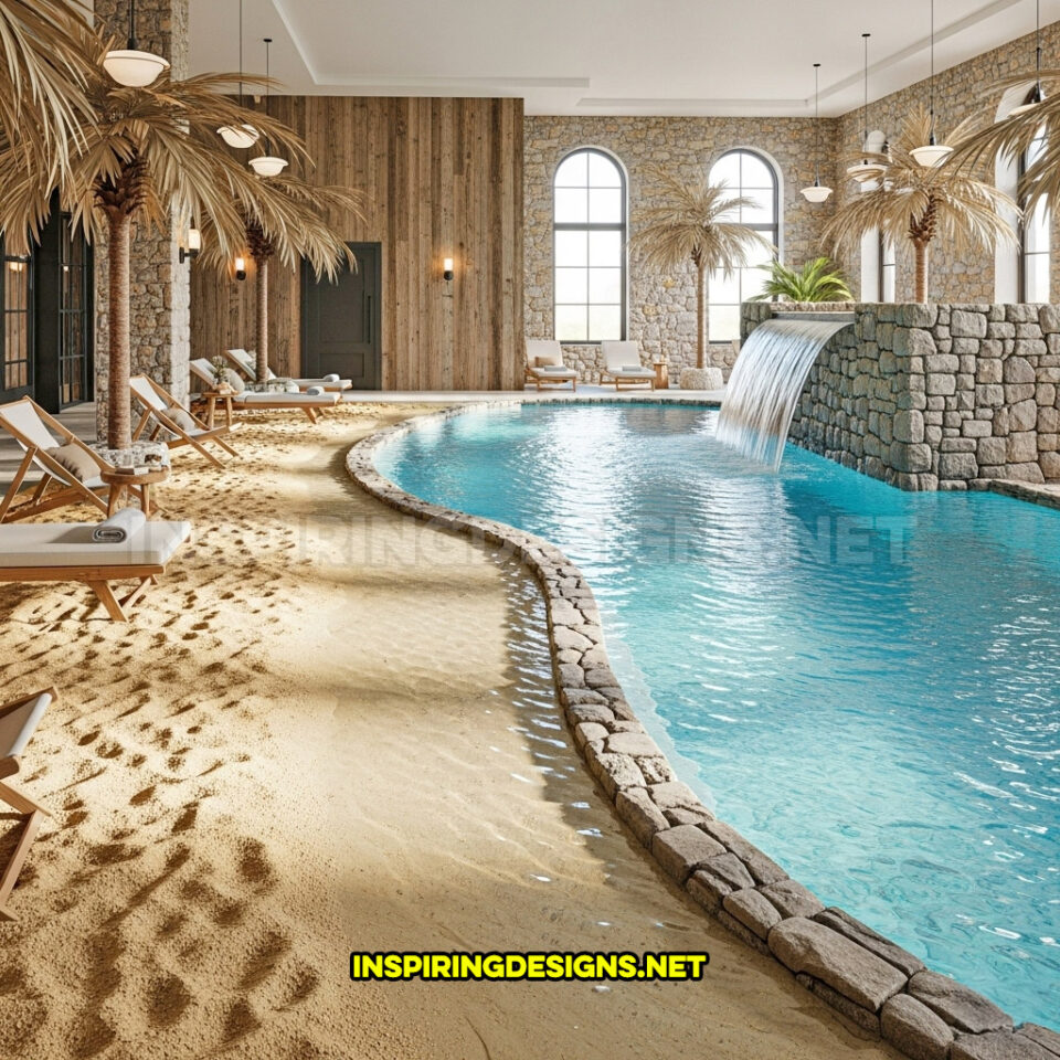 These Indoor Beach Pools Turn Your Home Into a Tropical Getaway