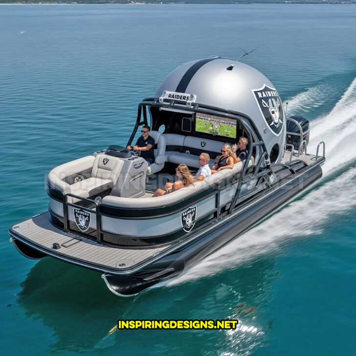 These Football Helmet Pontoon Boats Might Be the Greatest Way to Watch ...