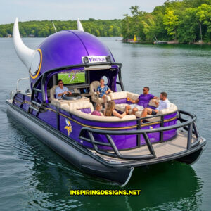 These Football Helmet Pontoon Boats Might Be the Greatest Way to Watch ...