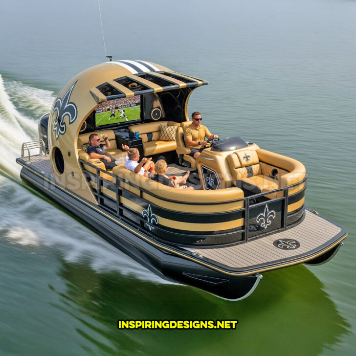 These Football Helmet Pontoon Boats Might Be the Greatest Way to Watch ...