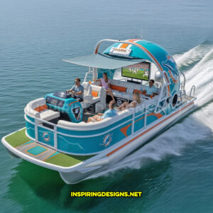 These Football Helmet Pontoon Boats Might Be the Greatest Way to Watch ...