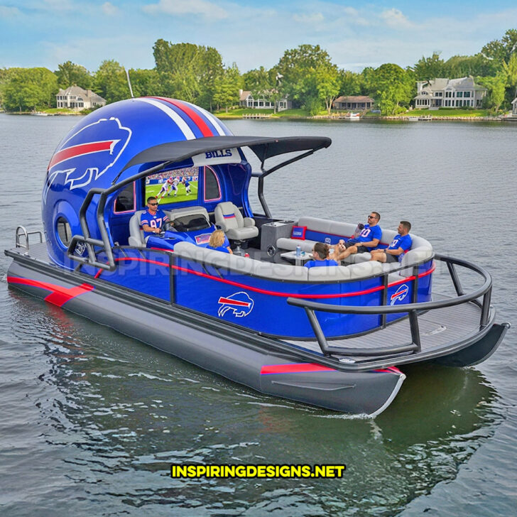These Football Helmet Pontoon Boats Might Be the Greatest Way to Watch ...