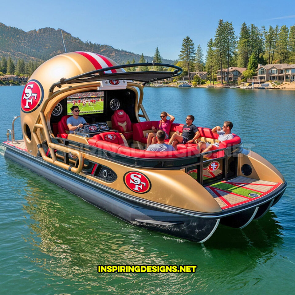 These Football Helmet Pontoon Boats Might Be the Greatest Way to Watch ...