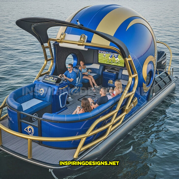 These Football Helmet Pontoon Boats Might Be the Greatest Way to Watch ...