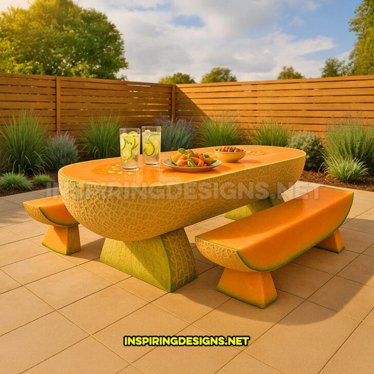 These Fruit Picnic Tables Might Be the Juiciest Thing in Your Backyard