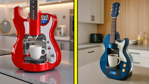 These Guitar Coffee Makers Strike a Chord With Caffeine Lovers