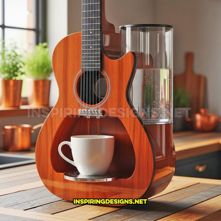These Guitar Coffee Makers Strike a Chord With Caffeine Lovers