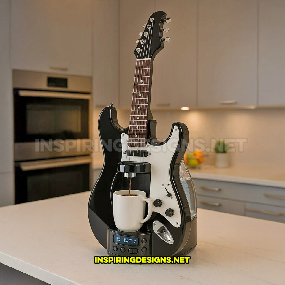 These Guitar Coffee Makers Strike a Chord With Caffeine Lovers