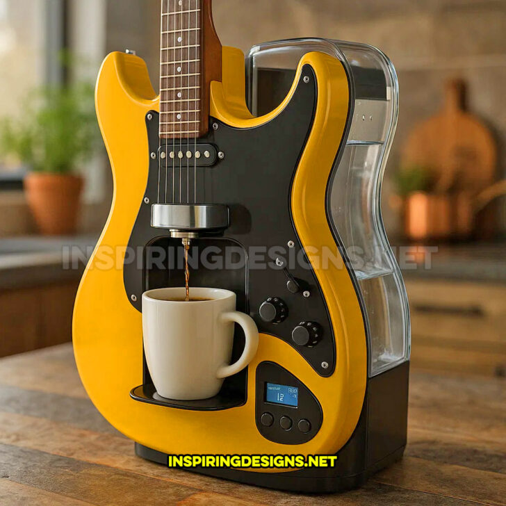 These Guitar Coffee Makers Strike a Chord With Caffeine Lovers