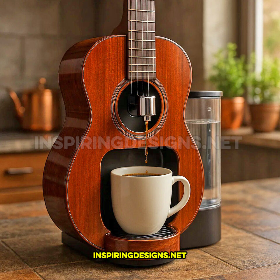 These Guitar Coffee Makers Strike a Chord With Caffeine Lovers