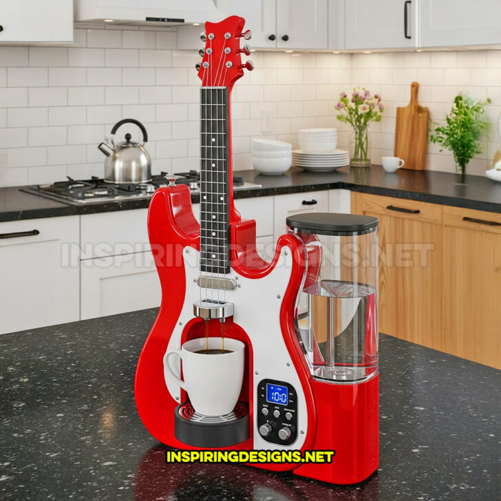 These Guitar Coffee Makers Strike a Chord With Caffeine Lovers