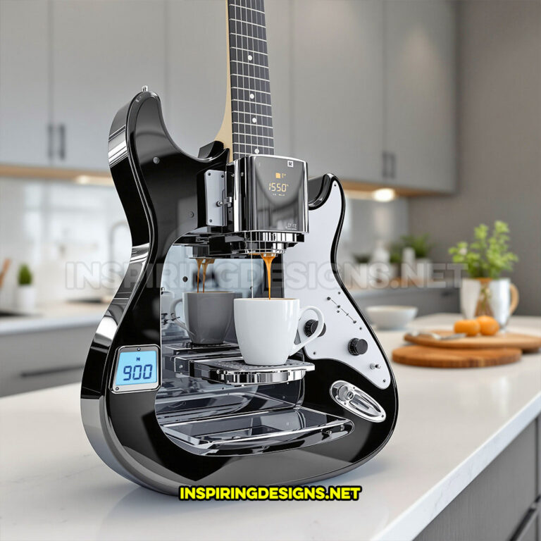 These Guitar Coffee Makers Strike a Chord With Caffeine Lovers