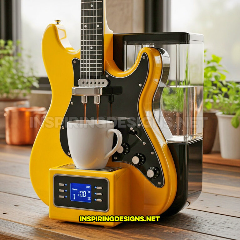 These Guitar Coffee Makers Strike a Chord With Caffeine Lovers