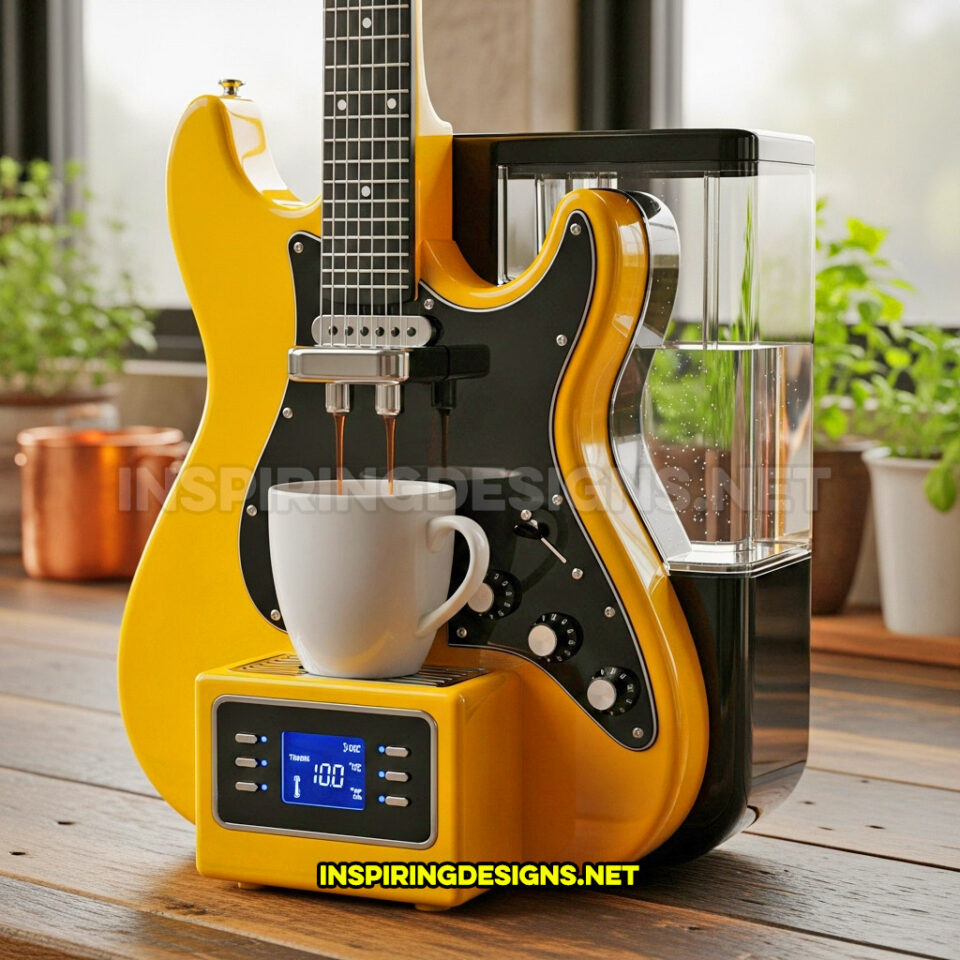 These Guitar Coffee Makers Strike a Chord With Caffeine Lovers