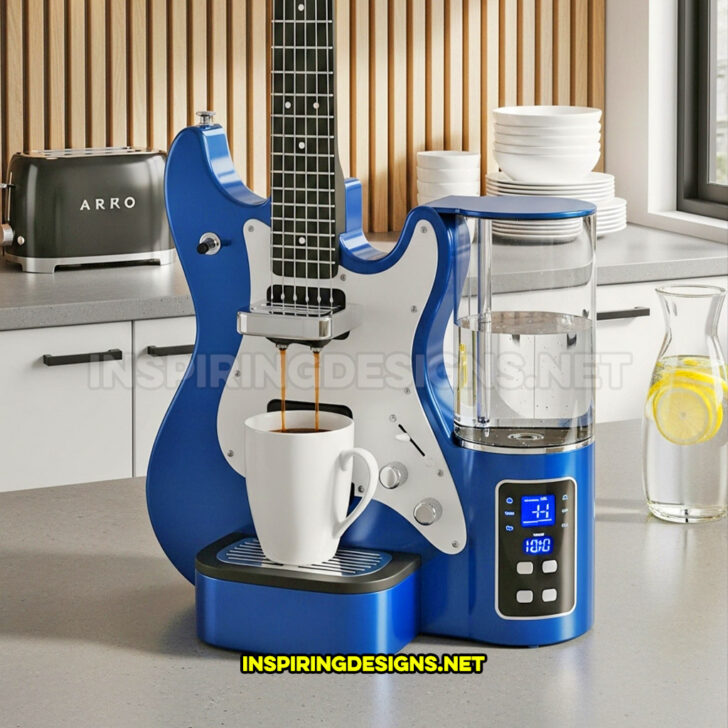 These Guitar Coffee Makers Strike a Chord With Caffeine Lovers