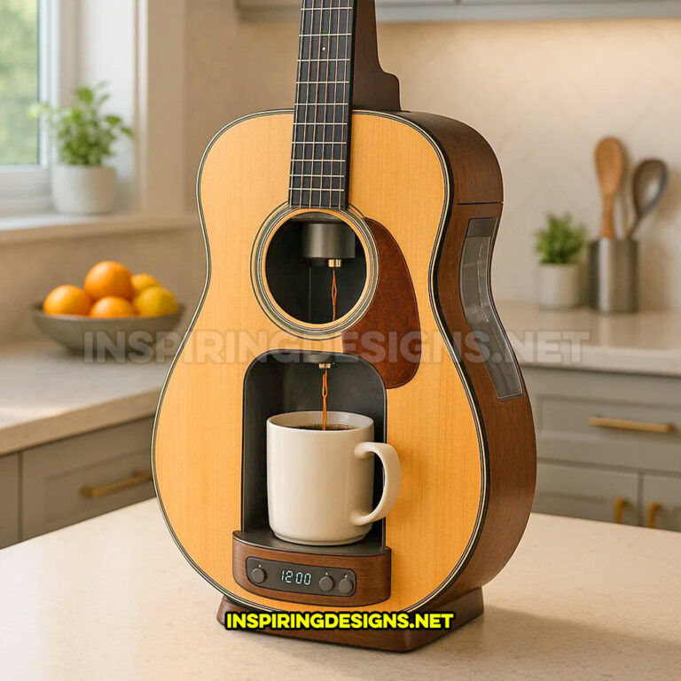 These Guitar Coffee Makers Strike a Chord With Caffeine Lovers
