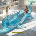 Sea Creature Glass Bathtubs