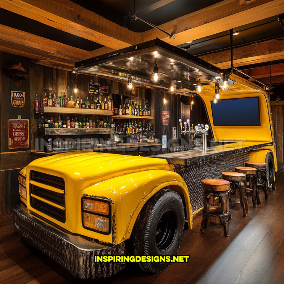 These Semi-Truck Home Bars Bring the Open Road to Your Open Bar