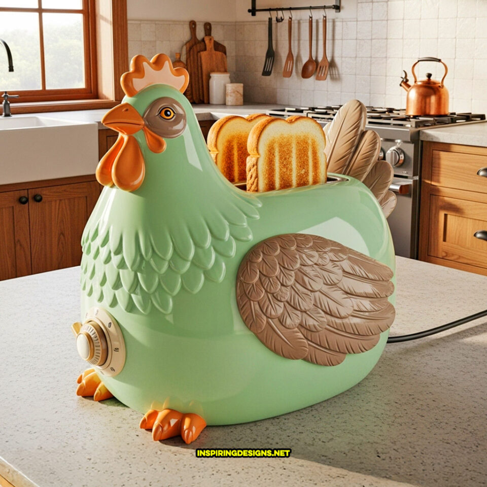 These Chicken Toasters Bring Farmhouse Charm To Modern Countertops