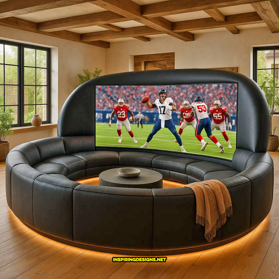 Circular TV Sofas: Sizes, Features, and Room Planning for a Home ...