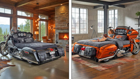 These Harley Beds Are the Boldest Motorcycle Beds You’ll Ever See