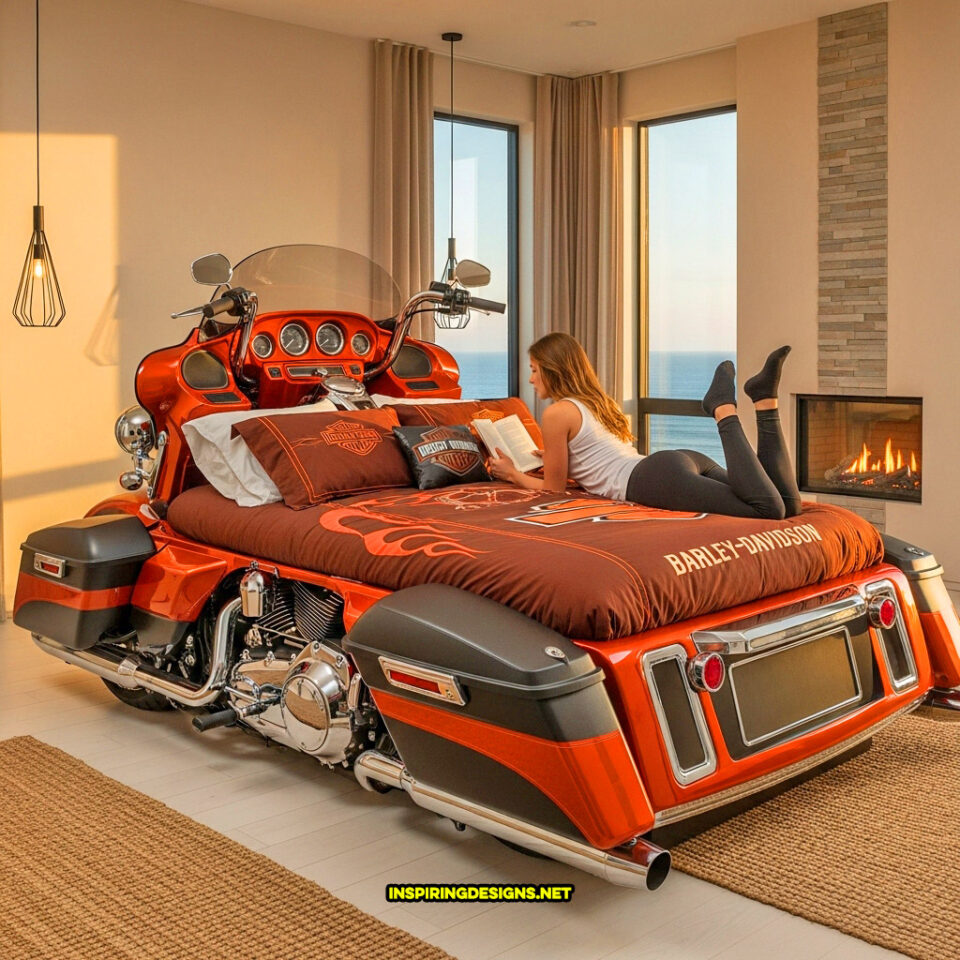 These Harley Beds Are the Boldest Motorcycle Beds You’ll Ever See