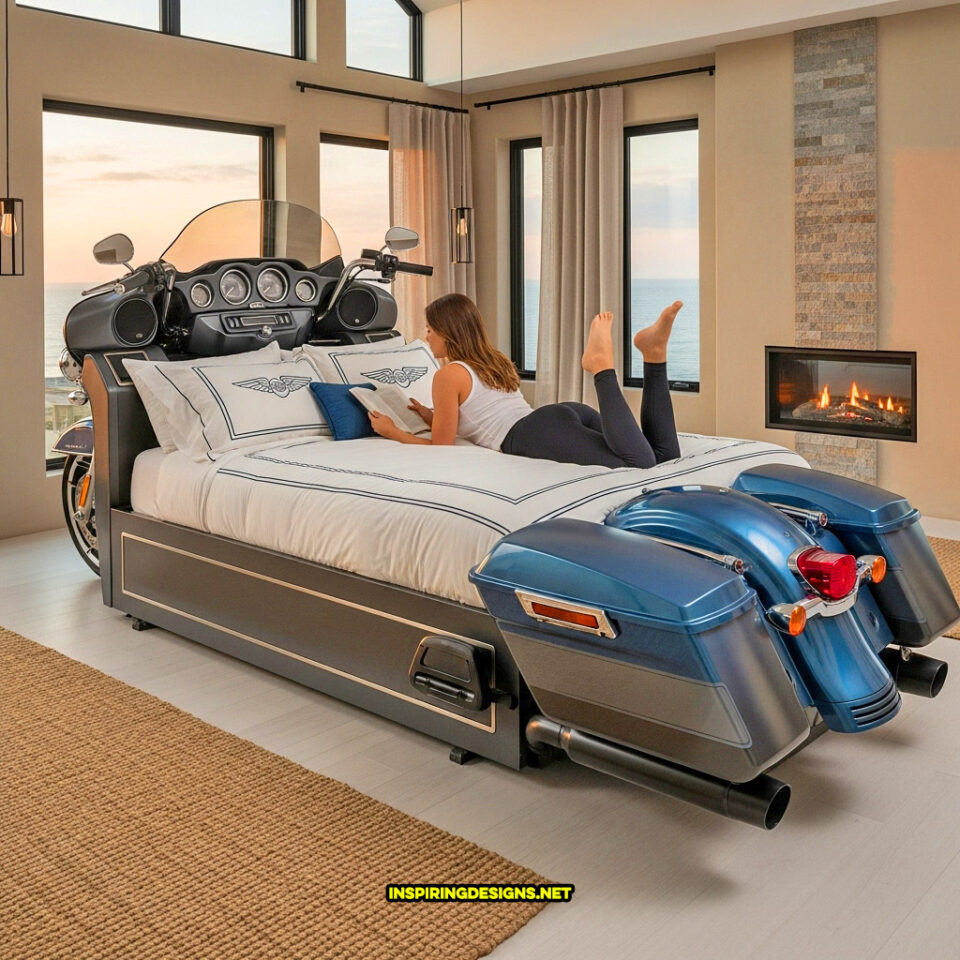 These Harley Beds Are the Boldest Motorcycle Beds You’ll Ever See