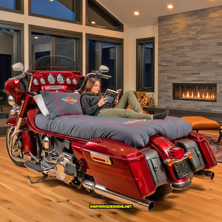 These Harley Beds Are the Boldest Motorcycle Beds You’ll Ever See