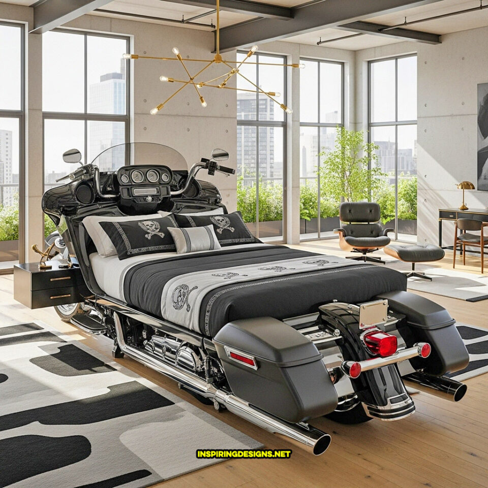 These Harley Beds Are the Boldest Motorcycle Beds You’ll Ever See