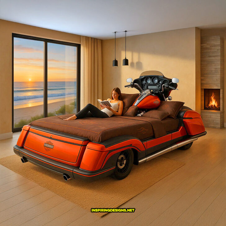 These Harley Beds Are the Boldest Motorcycle Beds You’ll Ever See