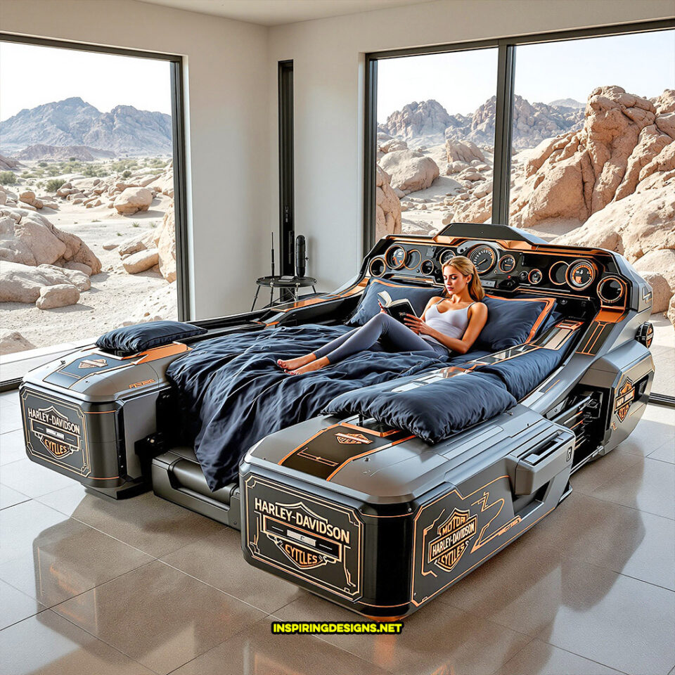 These Harley Beds Are the Boldest Motorcycle Beds You’ll Ever See