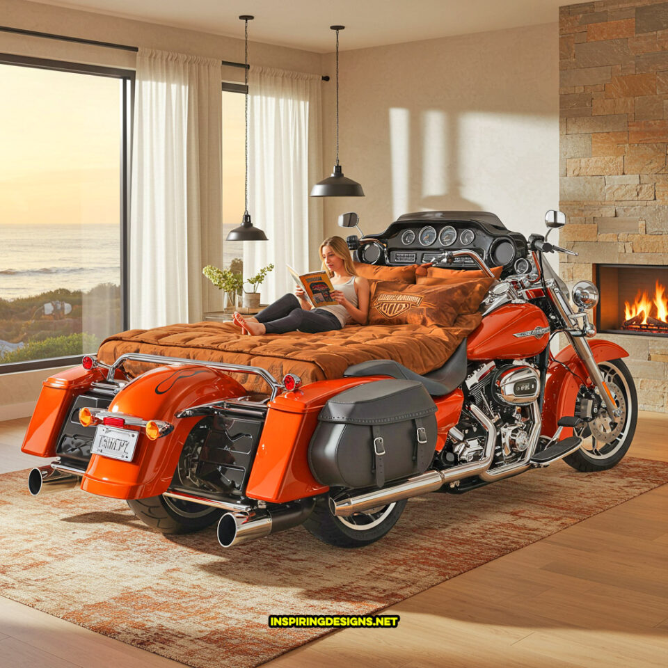 These Harley Beds Are the Boldest Motorcycle Beds You’ll Ever See