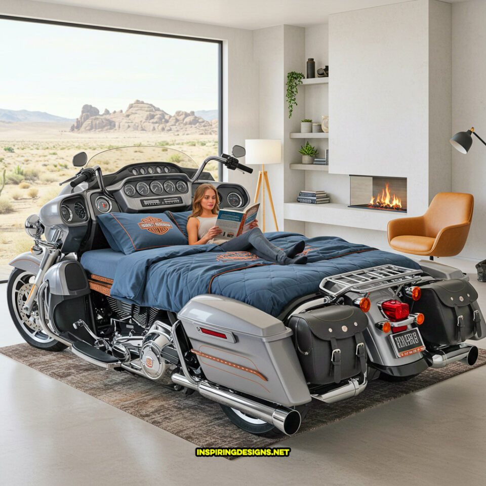 These Harley Beds Are the Boldest Motorcycle Beds You’ll Ever See