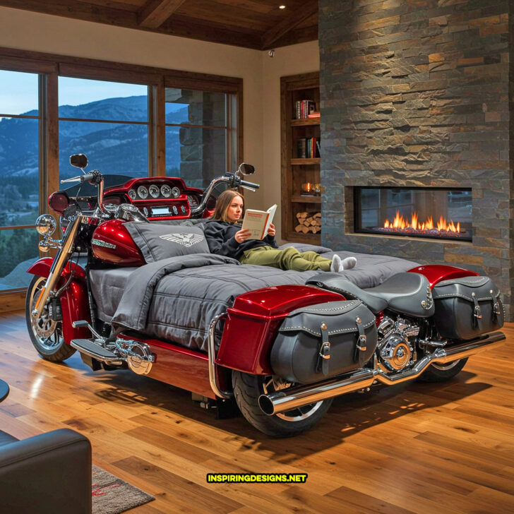 These Harley Beds Are the Boldest Motorcycle Beds You’ll Ever See
