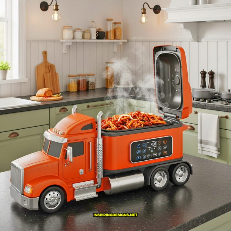 These Semi-Truck Slow Cookers Turn Meal Prep Into a Road Trip