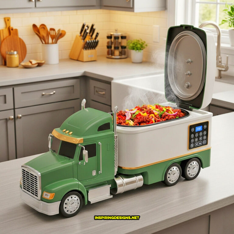 These Semi-Truck Slow Cookers Turn Meal Prep Into a Road Trip
