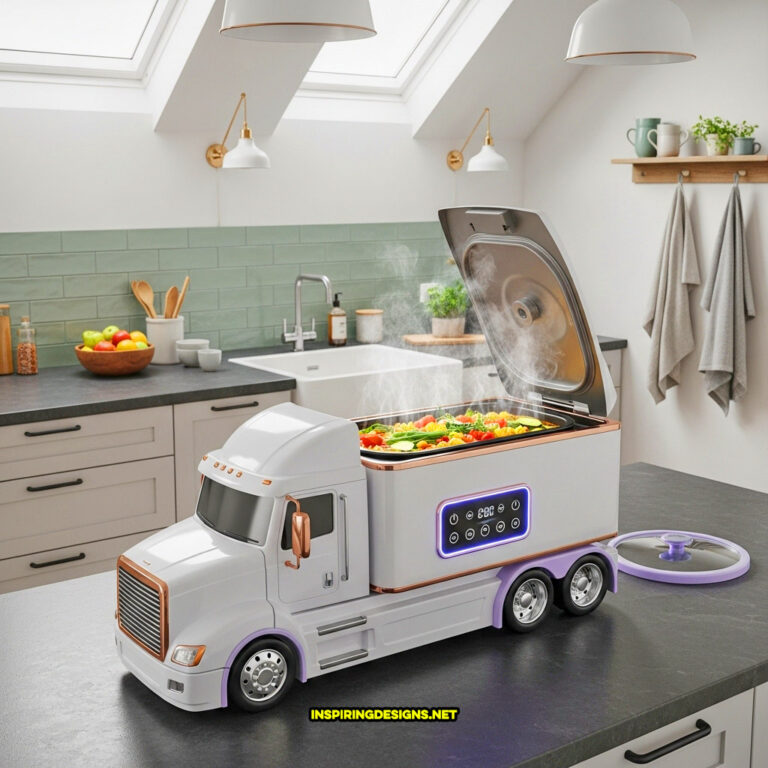 These Semi-Truck Slow Cookers Turn Meal Prep Into a Road Trip
