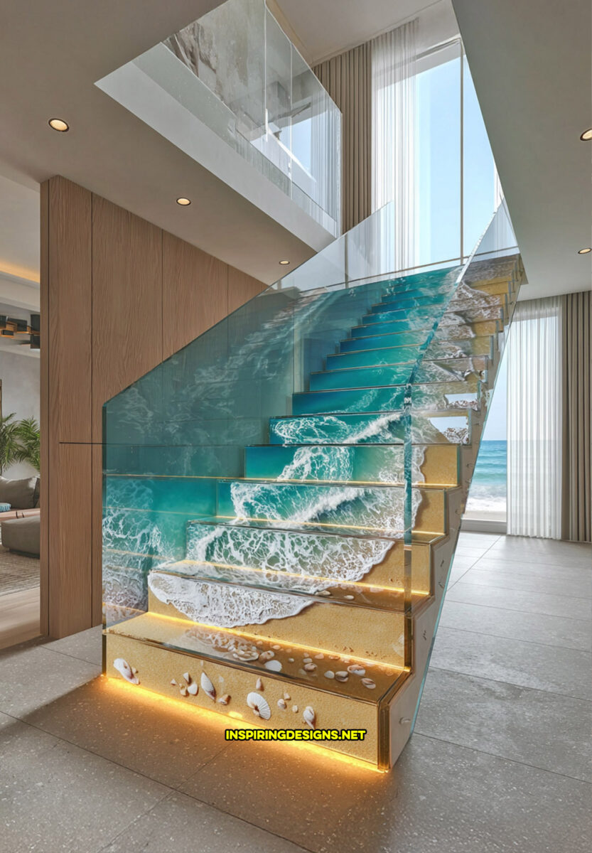These Active Scene Beach Staircases Turn Every Step Into An Ocean View