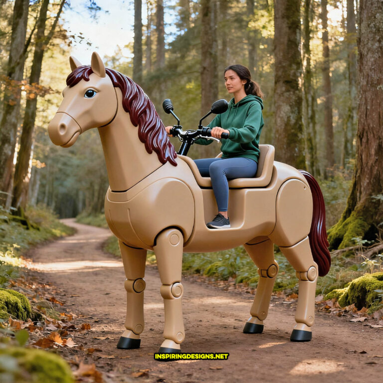The E-Horse: Life Size Electric Horses That Walk, Trot, and Gallop
