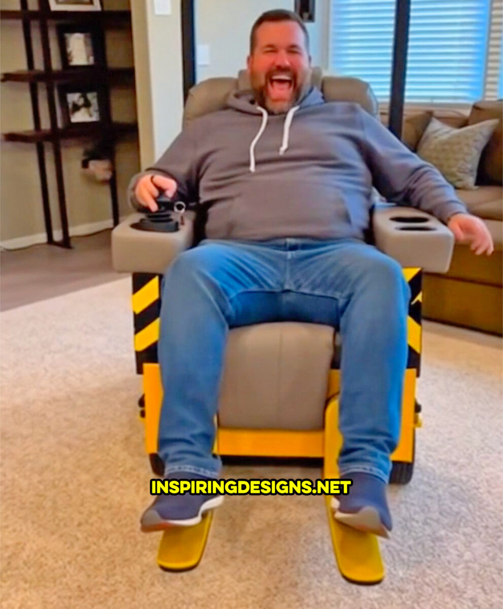 Heavy Equipment Recliners: Forklift, Bulldozer, and Excavator Chairs ...