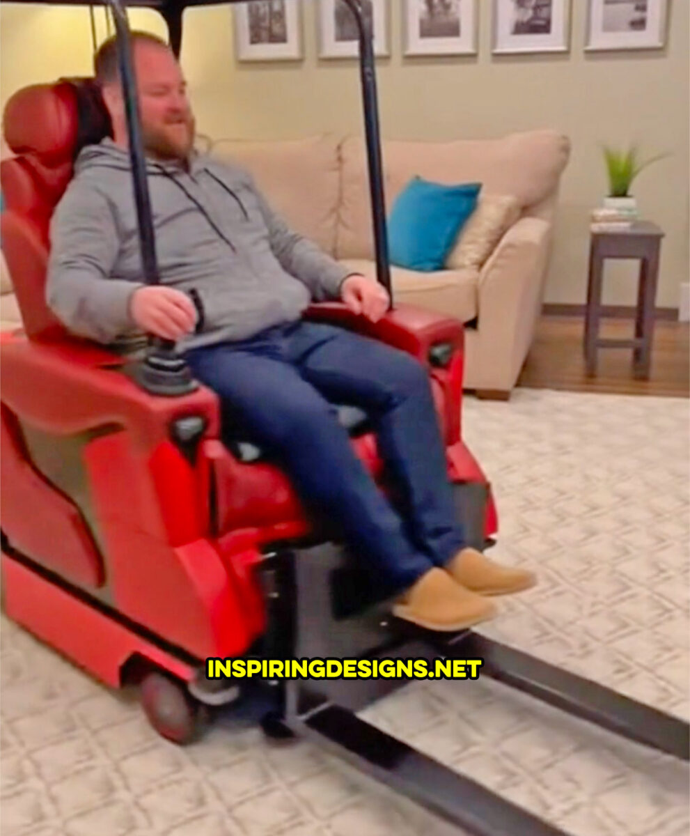 Heavy Equipment Recliners: Forklift, Bulldozer, and Excavator Chairs ...