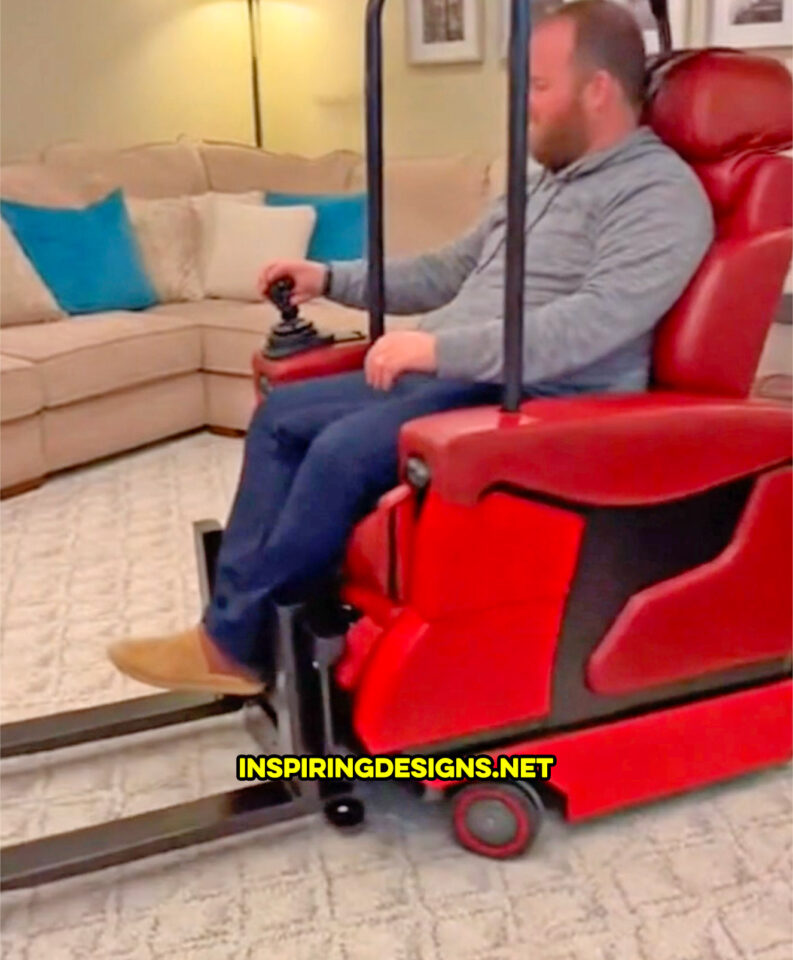 Heavy Equipment Recliners: Forklift, Bulldozer, and Excavator Chairs ...