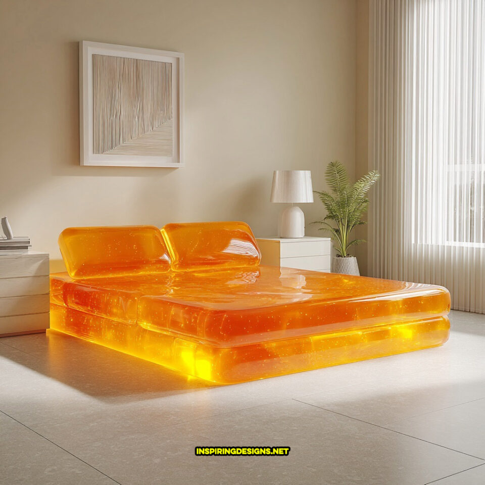 Jelly Beds: Squishy, Glowing Beds That Bounce With Comfort And Style