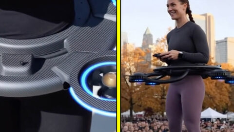 These Waist-Mounted Drones Turn You Into a Human Quadcopter