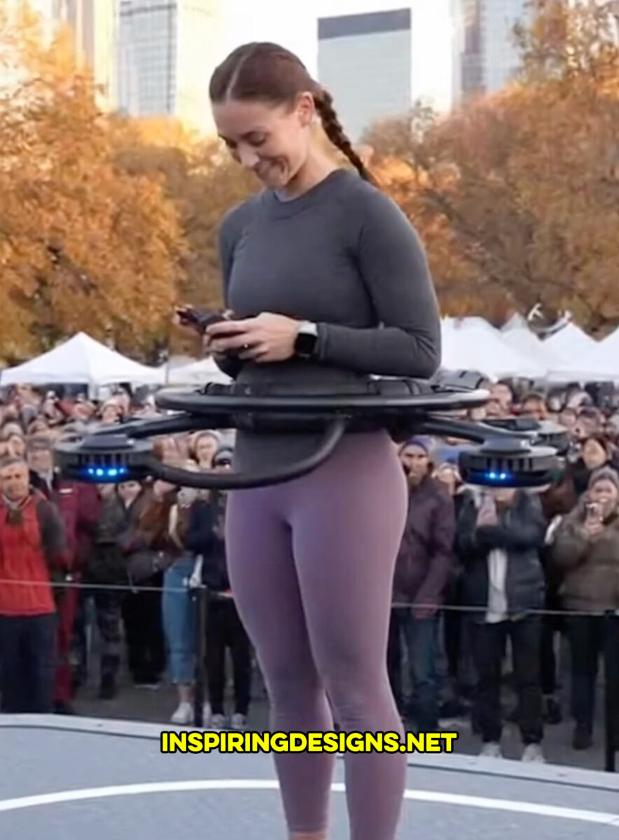 These Waist-Mounted Drones Turn You Into a Human Quadcopter