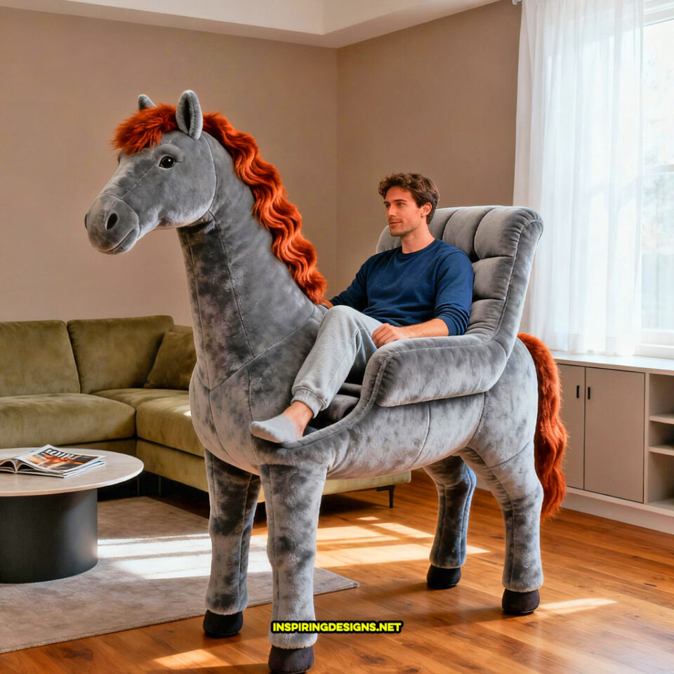 These Walking Horse Recliners Can Actually Walk Around Your House
