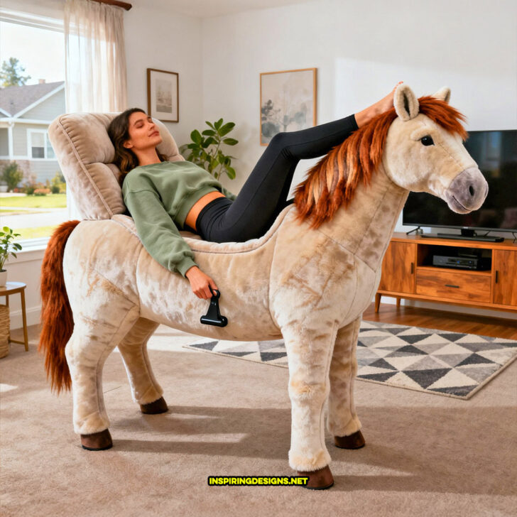 These Walking Horse Recliners Can Actually Walk Around Your House