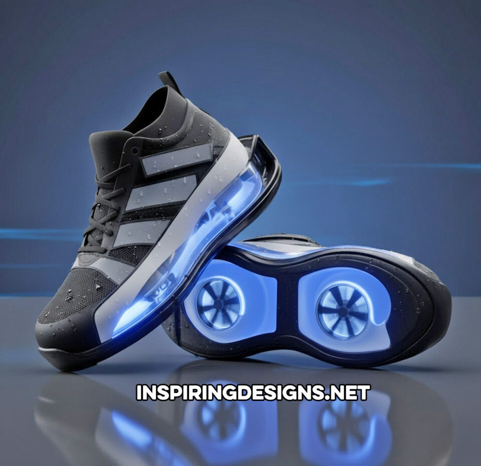 Water Jet Shoes: Jet Powered Sneakers That Let You Walk and Glide on Water