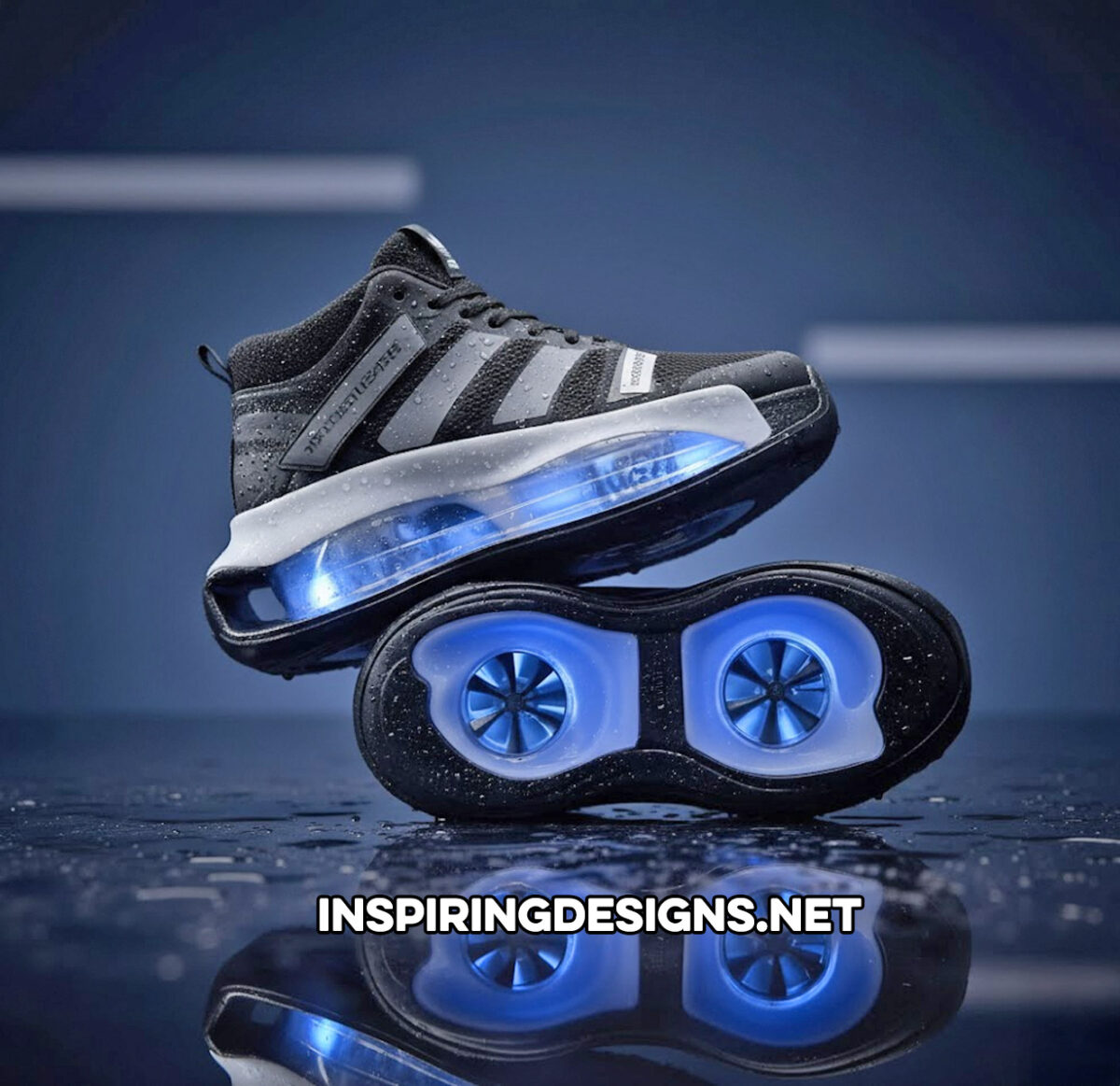 Water Jet Shoes: Jet Powered Sneakers That Let You Walk and Glide on Water