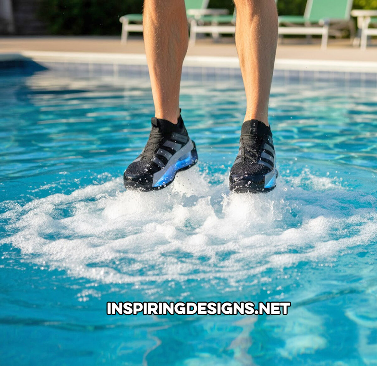 Water Jet Shoes: Jet Powered Sneakers That Let You Walk and Glide on Water